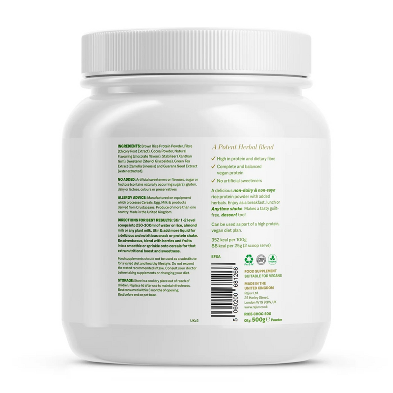 Rejuv Rice Protein Burn (500 g) – Therasage
